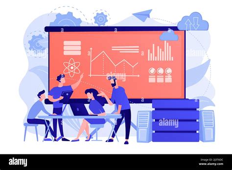 Software Engineer Statistician Visualizer And Analyst Working On A Project Big Data