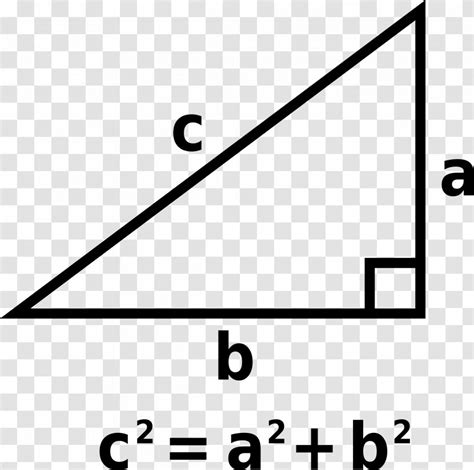 Pythagorean Theorem Angle Number Line Clip Art Transparent PNG