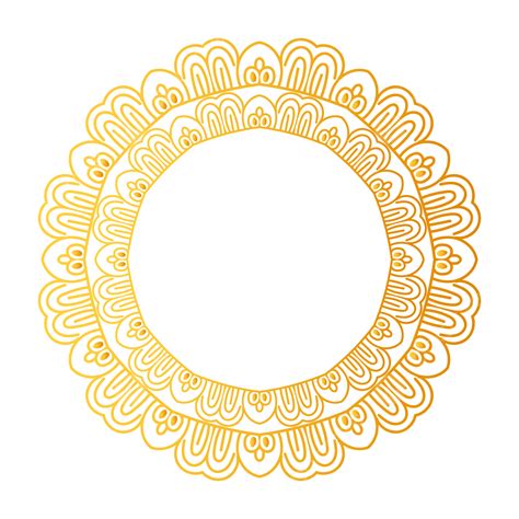 Thai Ornament Design Vector Png Images Circle Vector Thai Frame Design