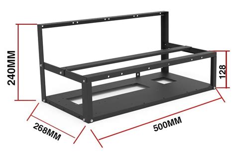 Compact 6 GPU Mining Rig Frame Computers Tech Parts Accessories Computer Parts On Carousell