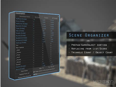 Unity Scene Organizer Utilities Tools Unity Asset Store