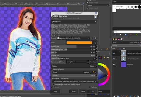 I Made A New Gegl Filter For Gimp That Does An Aura Effect Technically Speaking It Is Applying