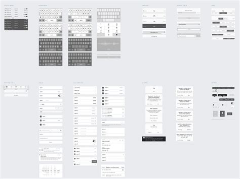 Savvy Ios Wireframe Kit Sketch Freebie Download Free Resource For Sketch Sketch App Sources