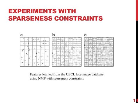 Ppt Non Negative Matrix Factorization With Sparseness Constraints Powerpoint Presentation Id