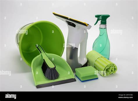 Green Cleaning Bucket Sweeping Set Kärcher Cordless Window Vacuum
