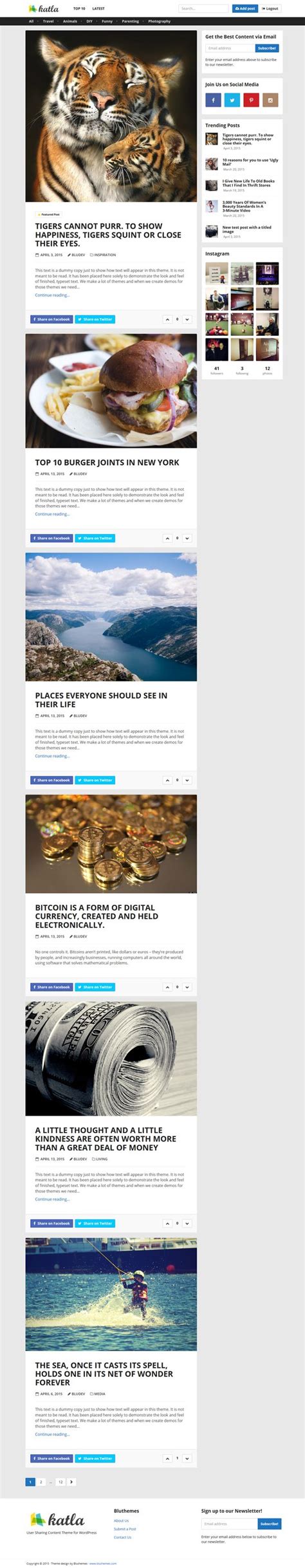 15 Fresh Responsive Html5 Wordpress Themes Graphic Design Junction Wordpress Theme Wordpress