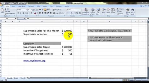 If Formula In Excel Part 2 YouTube