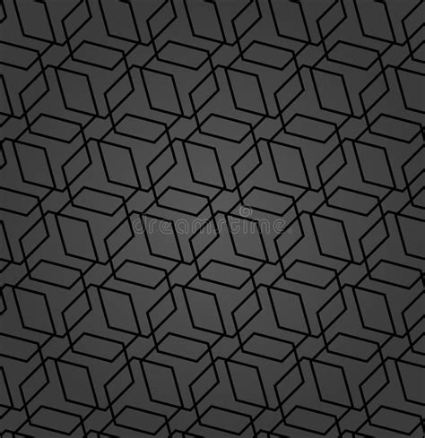 Seamless Abstract Pattern With Octagonal Shapes Stock Illustration