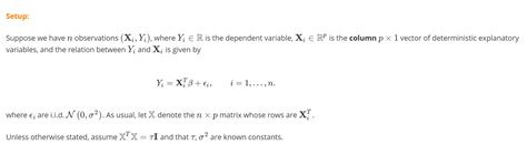 Solved Setup Suppose We Have N Observations Xị Yi Where