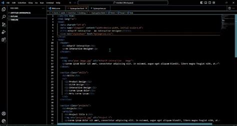 My Personal Portfolio Using Html And Css Saish Waigankar Posted On The Topic Linkedin
