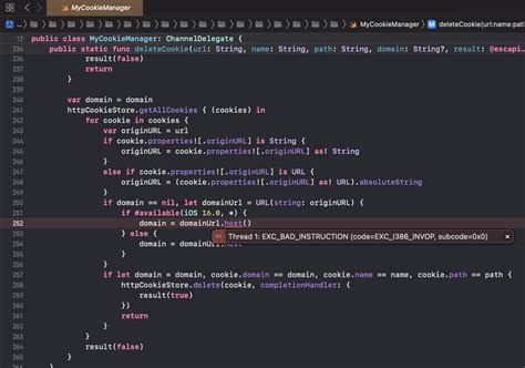App Crashes When Setcookie Is Called Without Domain Or Deletecookie Is Called More Than Once
