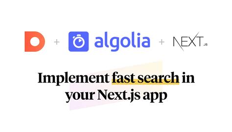 Datocms On Linkedin Algolia Nextjs How To Add Algolia To Your Next