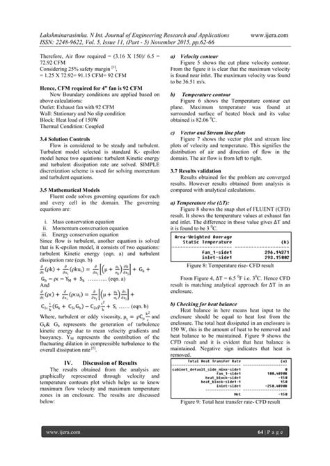 Numerical Investigation Of Forced Convection Cooling Of Electrical