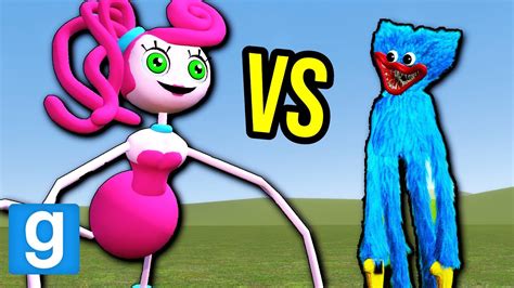 Mommy Long Legs Vs Huggy Wuggy Poppy Playtime Chapter 2 Garrys