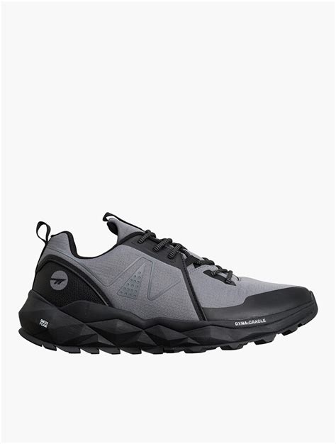 Myrunway Shop Hi Tec Grey And Black Geo Trail Core Training Shoes For