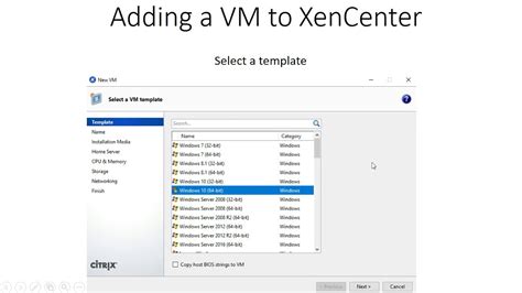 5 Connect Xencenter To A Xenserver And Create A Virtual Machine Vm On Xenserver Youtube