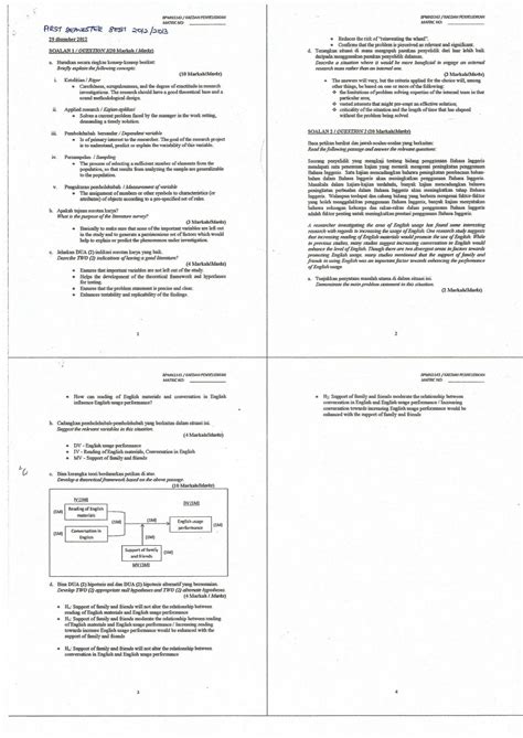SOLUTION Skema Past Year Question Research Methodology Merge Studypool