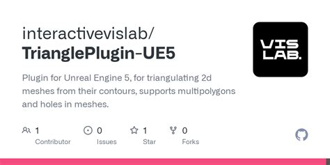 Github Interactivevislab Triangleplugin Ue5 Plugin For Unreal Engine