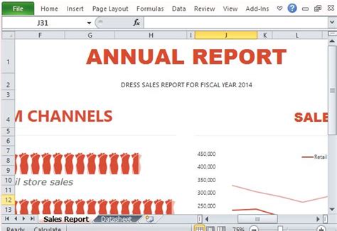 Sales Report Excel Template