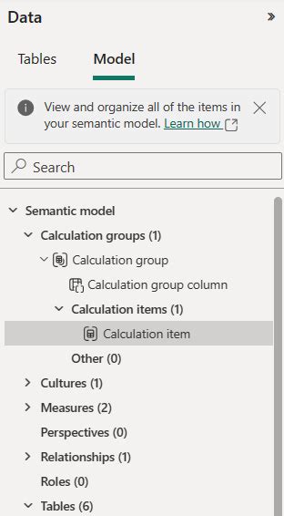Model Explorer With Calculation Group Authoring Is Now Available In Power Bi Service Including