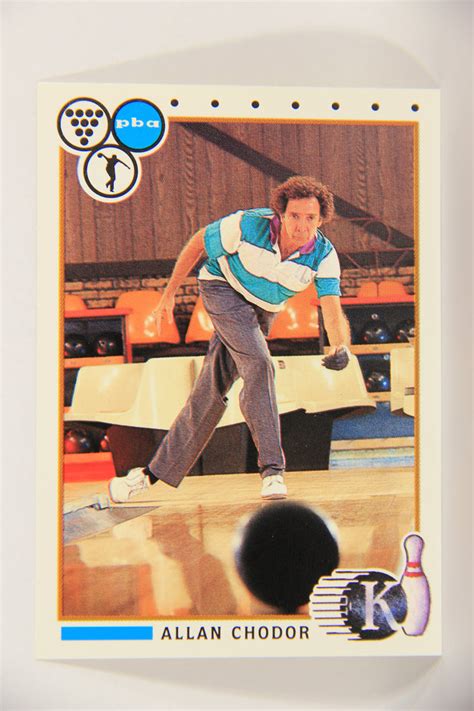 Kingpins Bowling 1990 Trading Card 5 Allan Chodor Eng L017322 Ags
