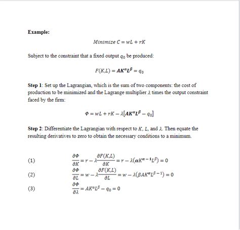 Solved Consider The Following Production Functions Chegg