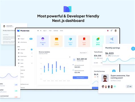Modernize Nextjs Mui Admin Dashboard Template