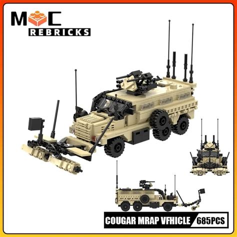 Us 9000 25off Loadable Soldiers Cougar Mrap Vfhicle 6x6 Vehicle