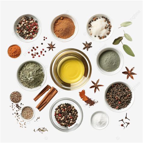 다양한 향신료와 재료 향료 음식 재료 Png 일러스트 및 이미지 에 대한 무료 다운로드 Pngtree