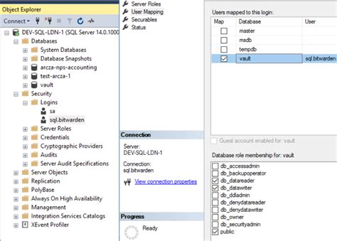 Using An External Mssql Database · Issue 473 · Bitwardenserver · Github