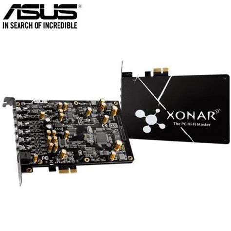 Asus Xonar Ae 7 1 Pcie Gaming Sound Card 192khz 24 Bit Hi Res Audio 150Ω Headphone Amp