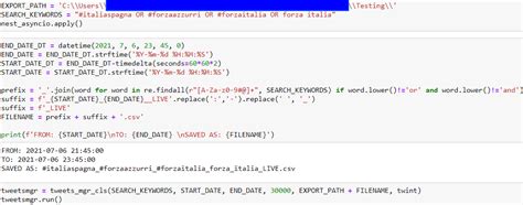 returning 0 tweets but it s impossible · issue 1243 · twintproject twint · github