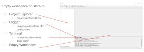 Workspace JEB Decompiler