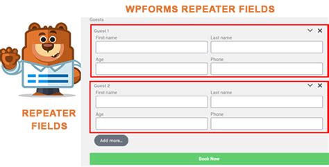 Wpforms Repeater Felder Agentur Zweigelb