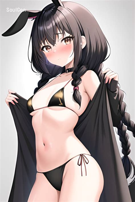 Rule 34 Ai Generated Bikini Female Light Skinned Female Light Skin Miyu Edelfelt Solo Solo