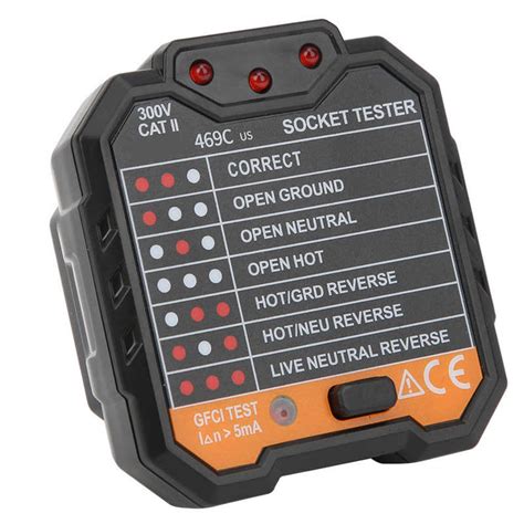 Circuit Breaker Finders Digital Display Socket Tes Vicedeal