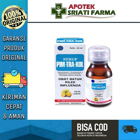 Jual Pimtrakol Lemon Syrup 60ML Shopee Indonesia