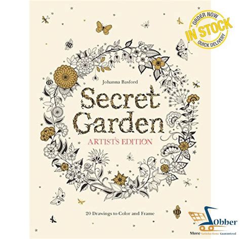 Secret Garden Artists Edition 20 Drawings To Color And Frame By