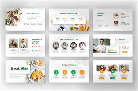 Veghanzi Health And Organic Powerpoint Template Presentation Templates