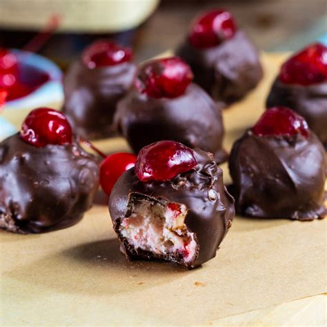 Cherry Bourbon Balls Spicy Southern Kitchen