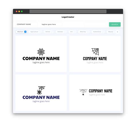 Spider Web Logo Design Create Your Own Spider Web Logos