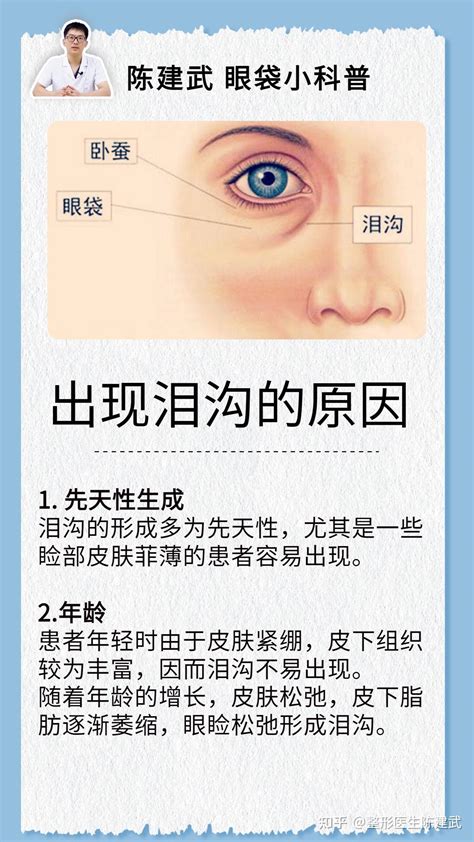 眼袋科普 出现泪沟的原因有哪些 知乎