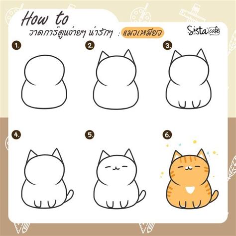 Sistacafe How To วาดการ์ตูนง่ายๆ น่ารักๆ