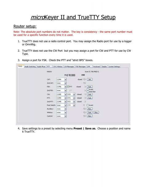 Micro Keyer Ii And Truetty Setup Microham Micro Keyer Ii And Truetty Setup Microham