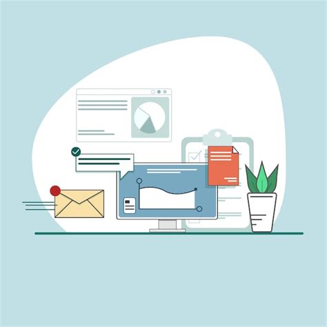 Premium Vector Office Vector