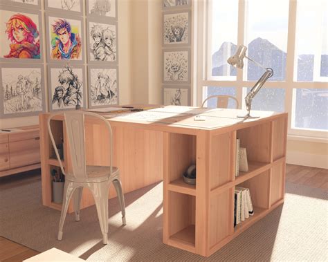 DIY Craft Table Plan Simple Crafting Table DIY Projects Plans