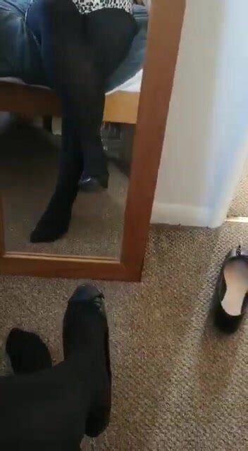 Pantyhose Shoeplay Dangling Thisvid Com