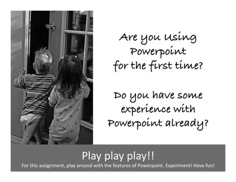 Powerpoint Intro Assignment Pdf Desktop Publishing Computer