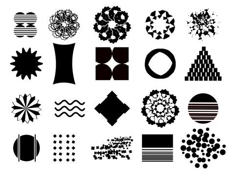 Pack Of Cute Graphical Geometrical Shapes 19484631 Vector Art At Vecteezy