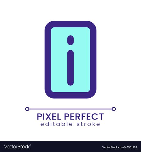 Information Pixel Perfect Rgb Color Ui Icon Vector Image
